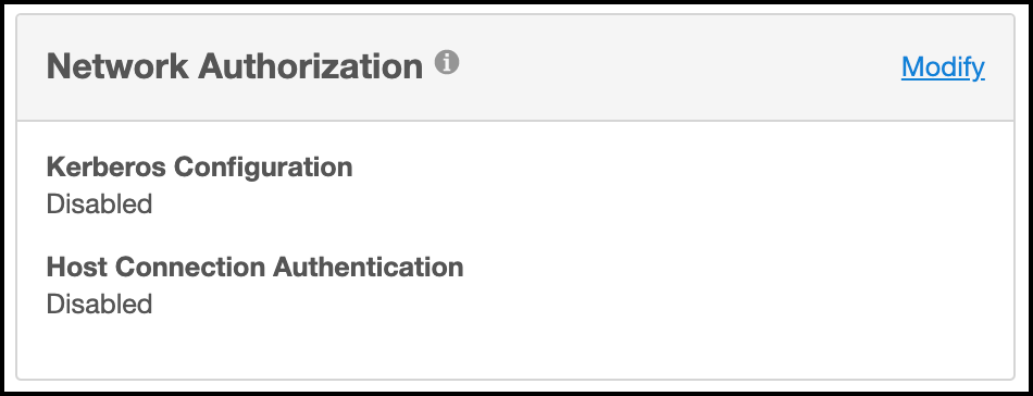 Kerberos configuration
