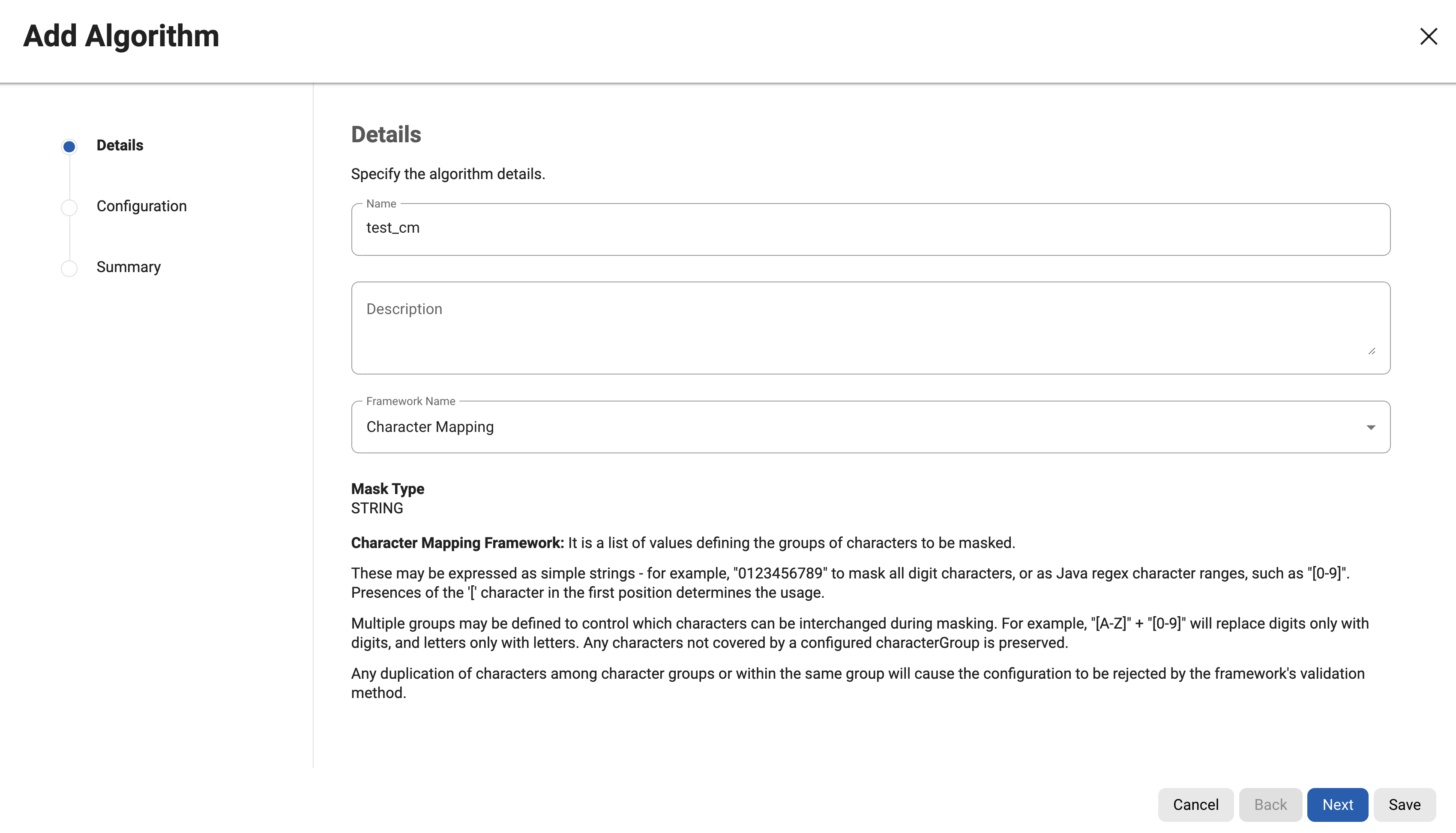 Character Mapping (Algorithm frameworks)